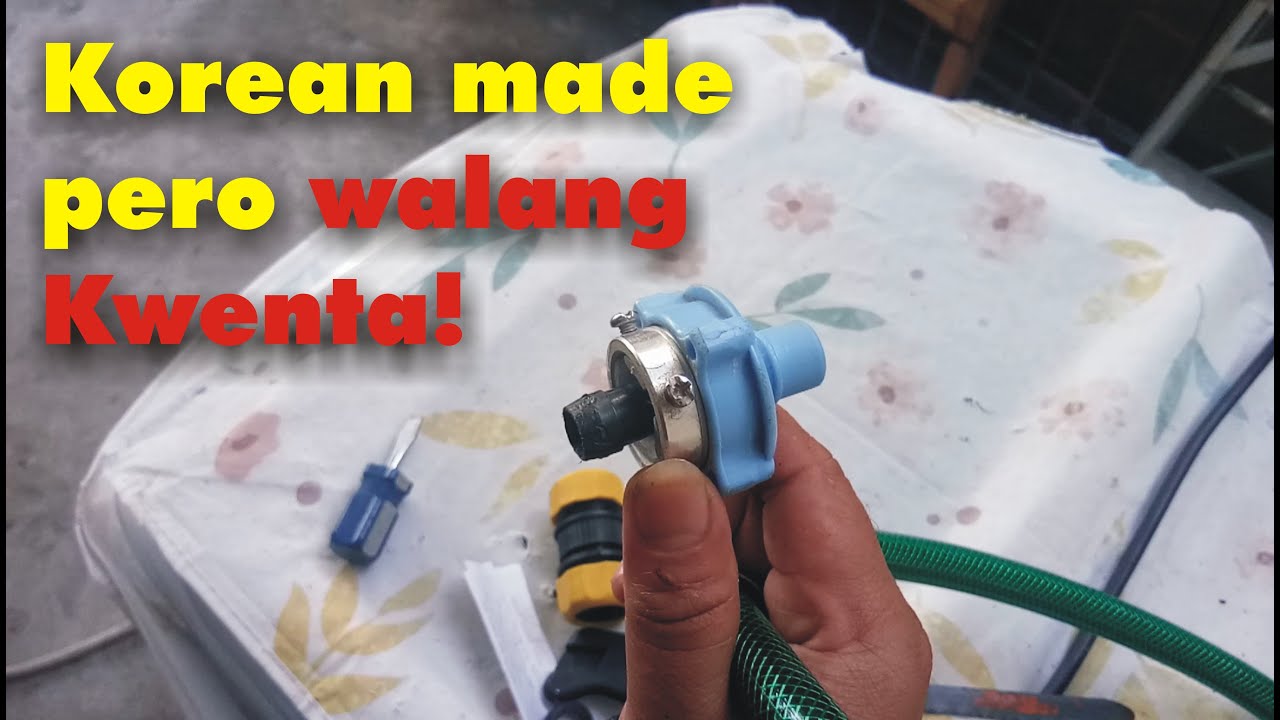 Washing machine hose coupling modification - YouTube