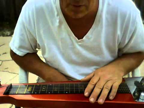 A Lap Steel Guitar tuning in D & easy Blues - YouTube