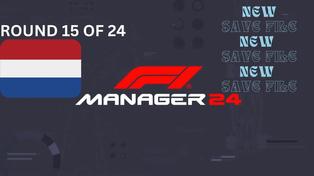 NEW SAVE FILE F1 MANAGER 24 CREATE A TEAM - YouTube
