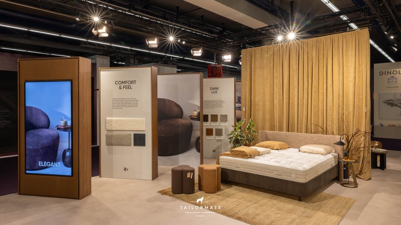 WOLF TV | Booth project Love Home Fabrics @ Heimtextil Frankfurt - YouTube