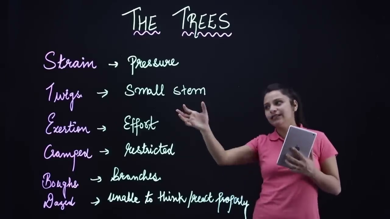 The Trees Poem Class 10 | Trees Class 10 | The Trees Full (हिन्दी में ...