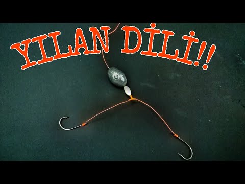 YILAN DİLİ OLTA TAKIMI NASIL YAPILIR-BAĞLANIR ?