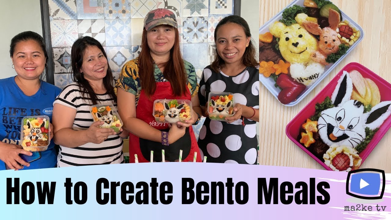 Bento Box Tutorial by Charabento | Meal Plan for Kids | ma2ke tv - YouTube