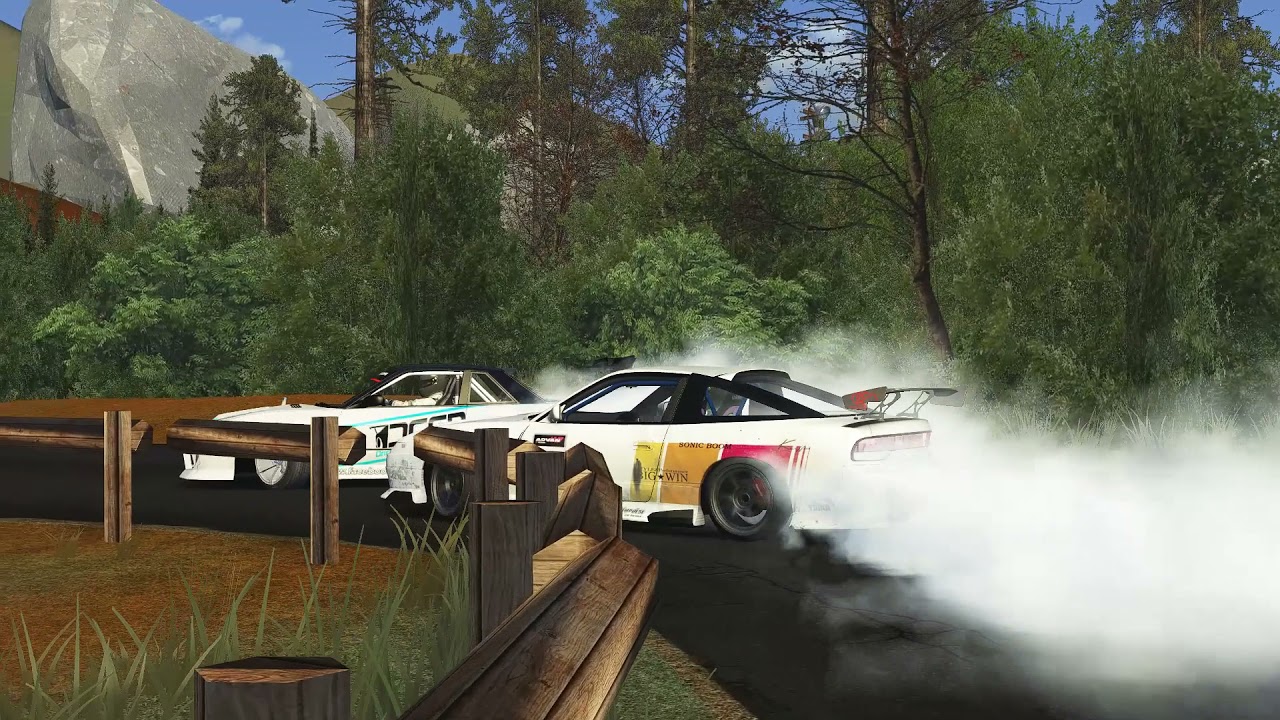old dcgp cars with Sam Tabouch on CG Drift valley track assetto corsa ...