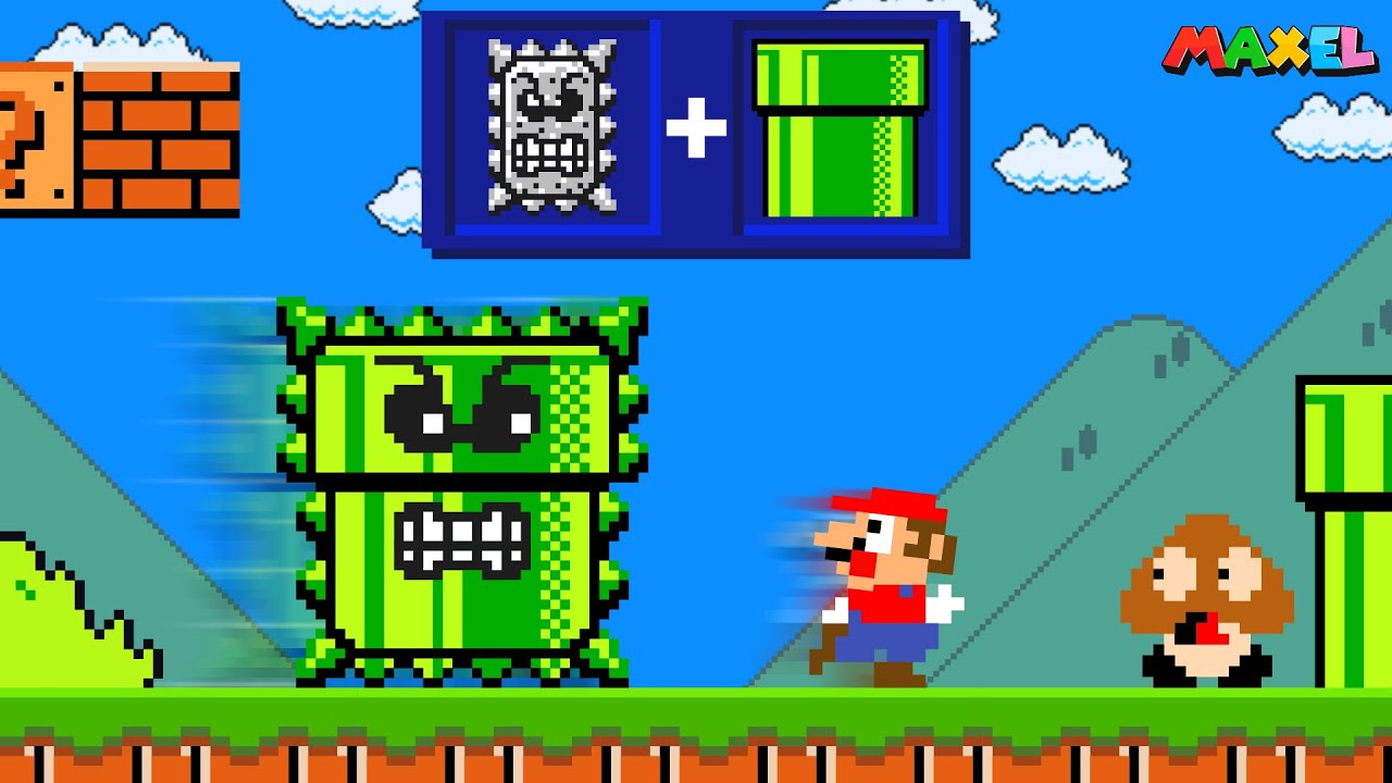 MAXEL: When Mario Can Combine Everything in Super Mario Bros. - YouTube