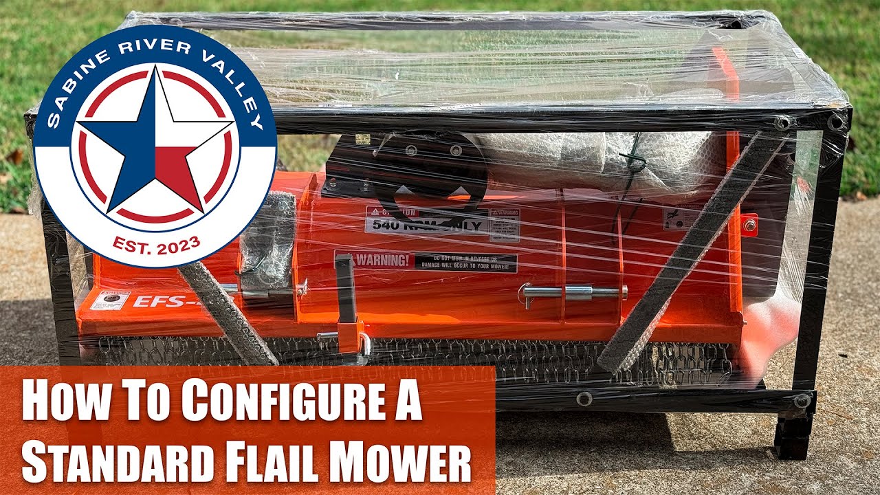 How To Configure A Standard Flail Mower - YouTube
