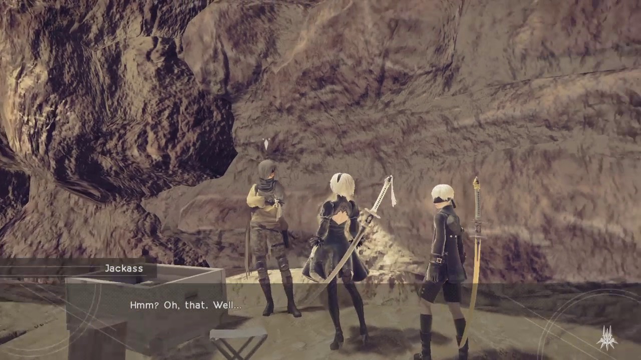 NieR:Automata - Meeting Jackass, a resistance member - YouTube