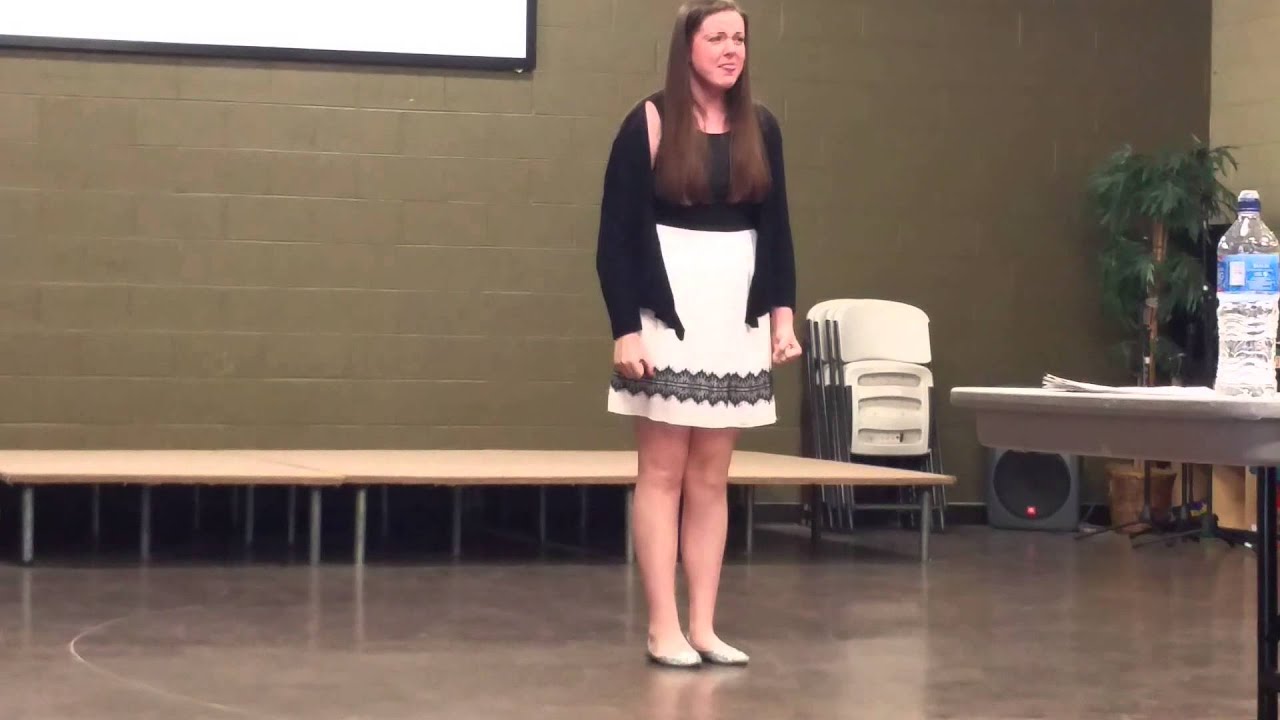 Gillian Elliott singing Show Me @ NATS 2015 - YouTube