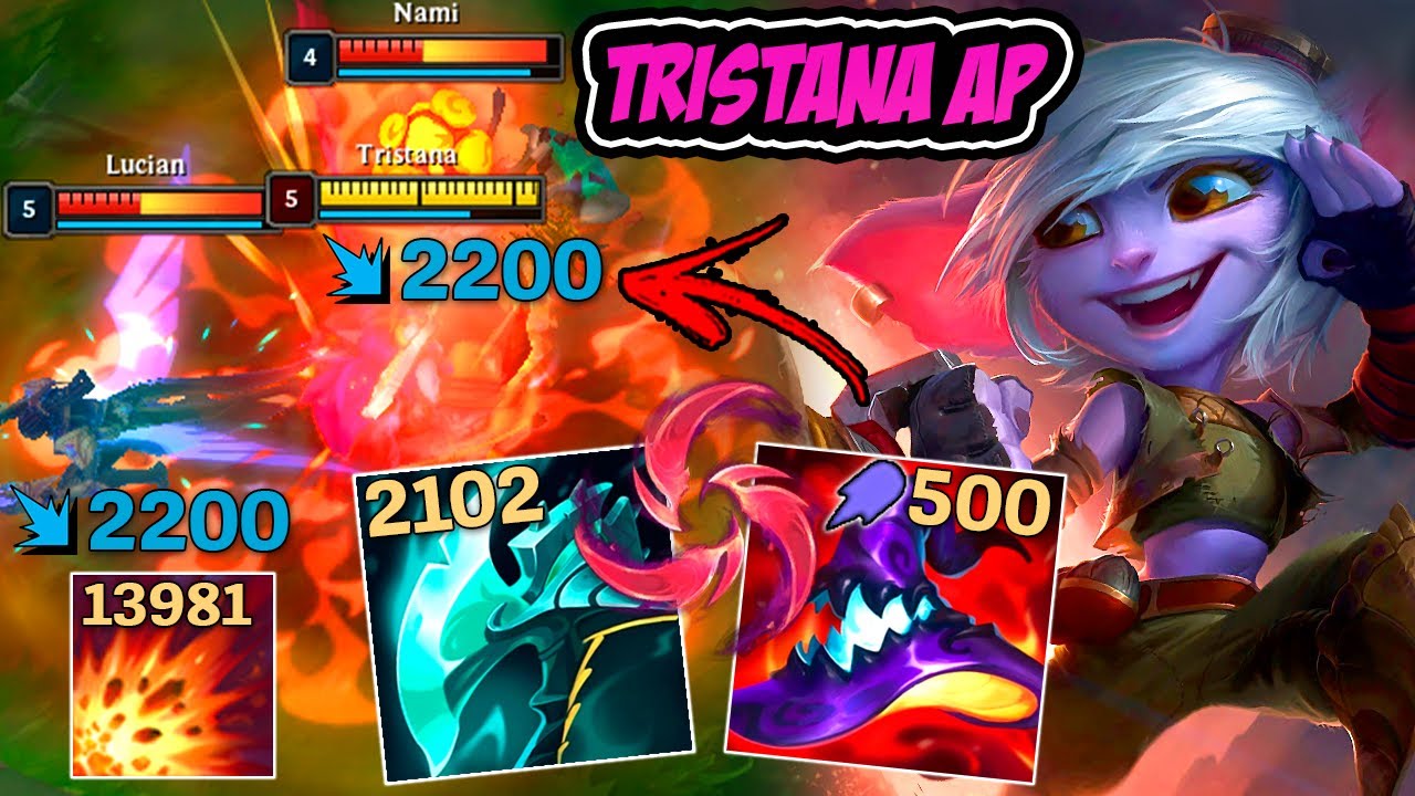 TRISTANA AP JUNGLE 2200 DE DANO NO COMBO !! - LEAGUE OF LEGENDS - YouTube