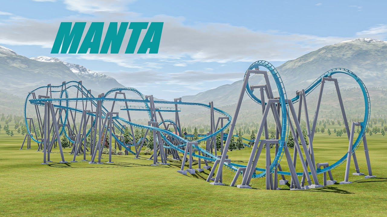 Manta | B&M Inverted Coaster | No Limits 2 - YouTube