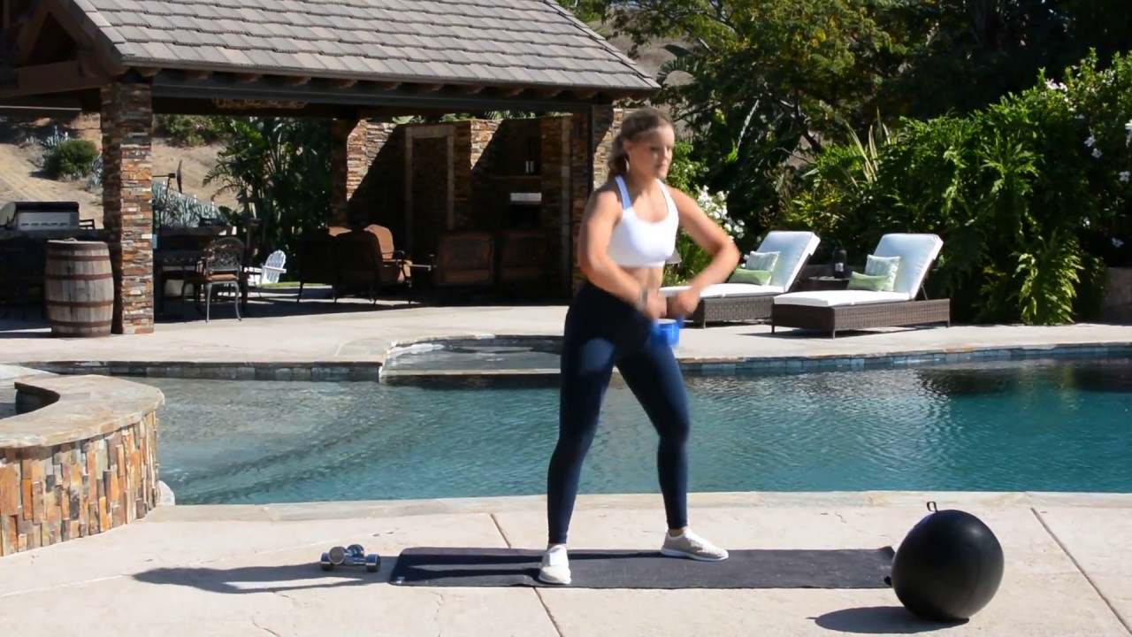 KB Squat to Upright Row - YouTube