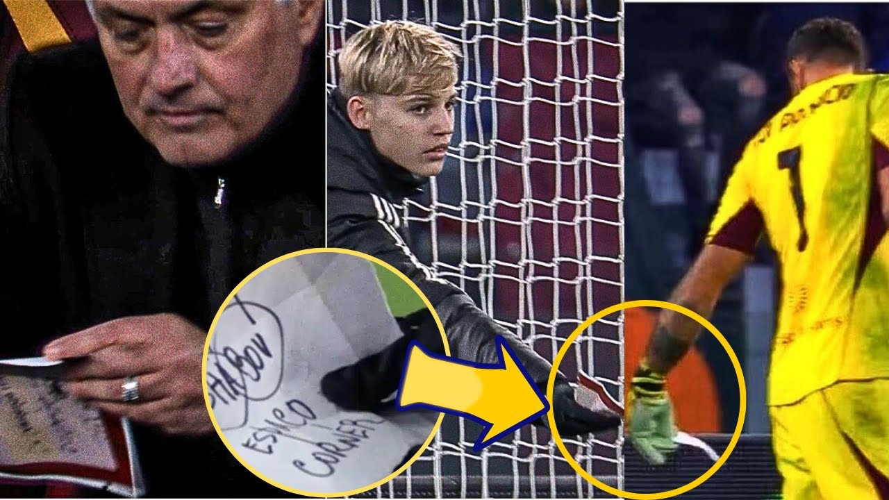 Jose Mourinho Sent Ballboy To Deliver Tactical Note To AS Roma ...