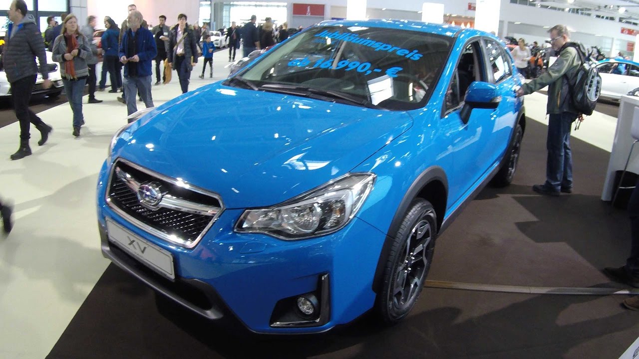 SUBARU XV NEW CROSSOVER 2017 HYPER BLUE COLOUR WALKAROUND AND INTERIOR ...