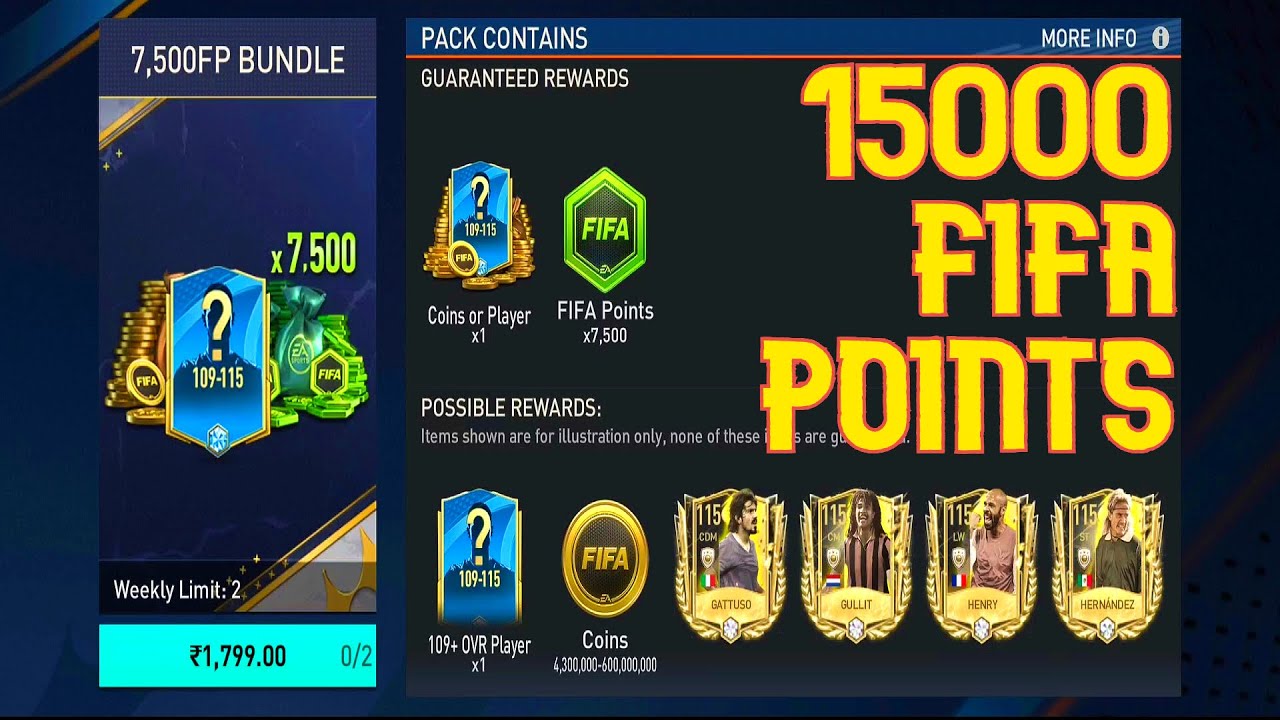 15000 FIFA POINTS PACK OPENING🤑🥵 FIFA MOBILE 23 - YouTube