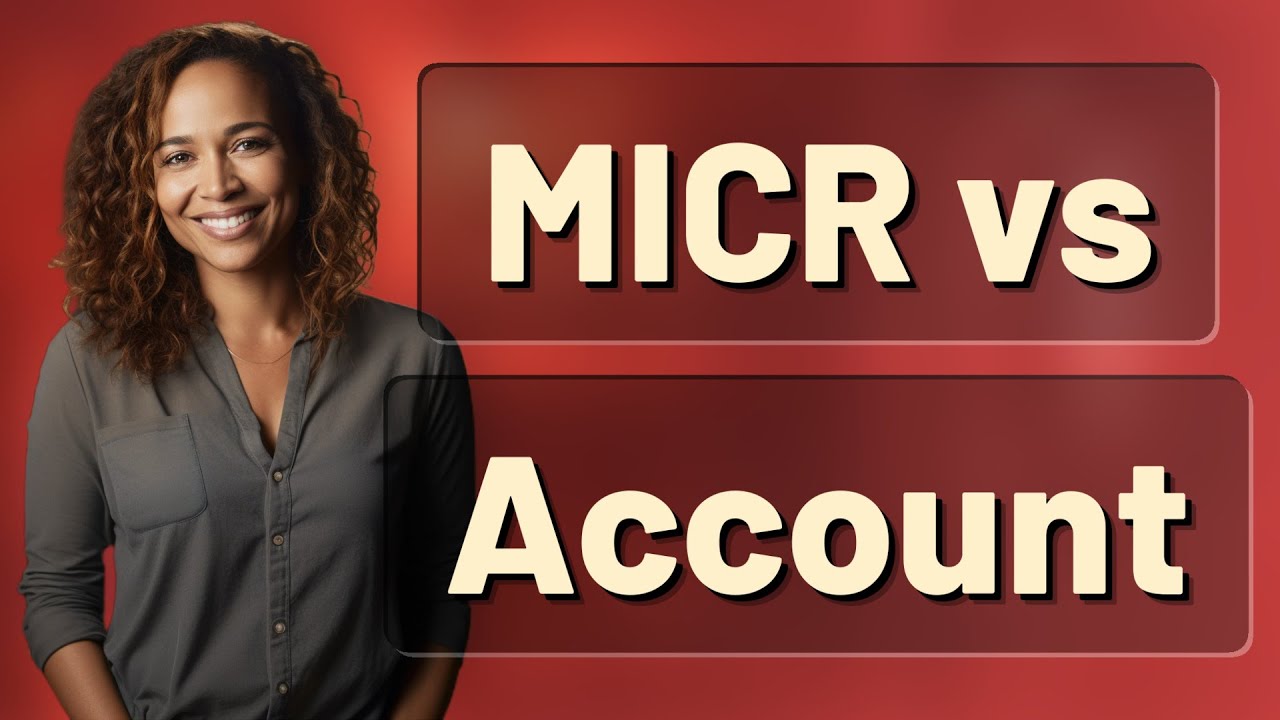 What Makes the MICR Number Different from Your Cheque's Account Number ...