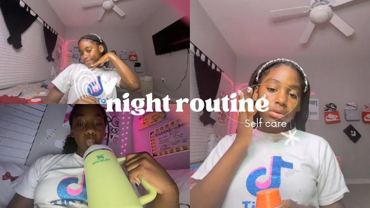 Grwm/ night routine - YouTube