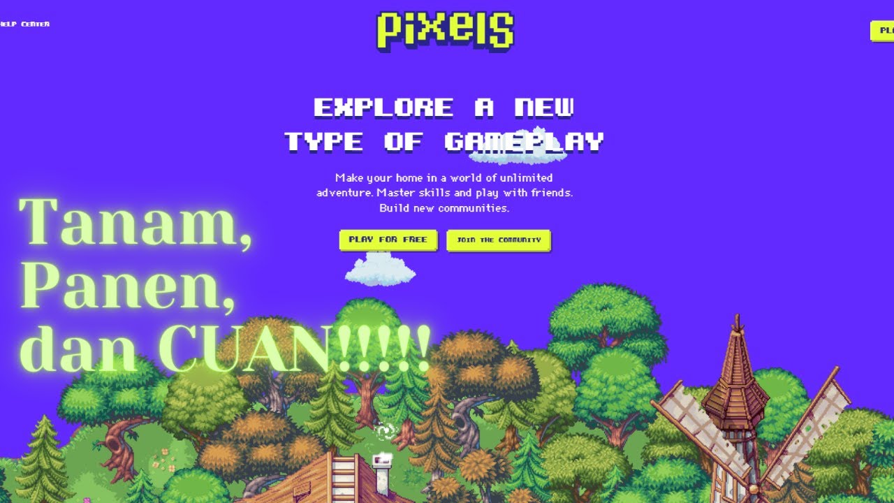 tutorial pemula Pixel game NFT cuan gratis @pixels_xyz #pixelscreator # ...