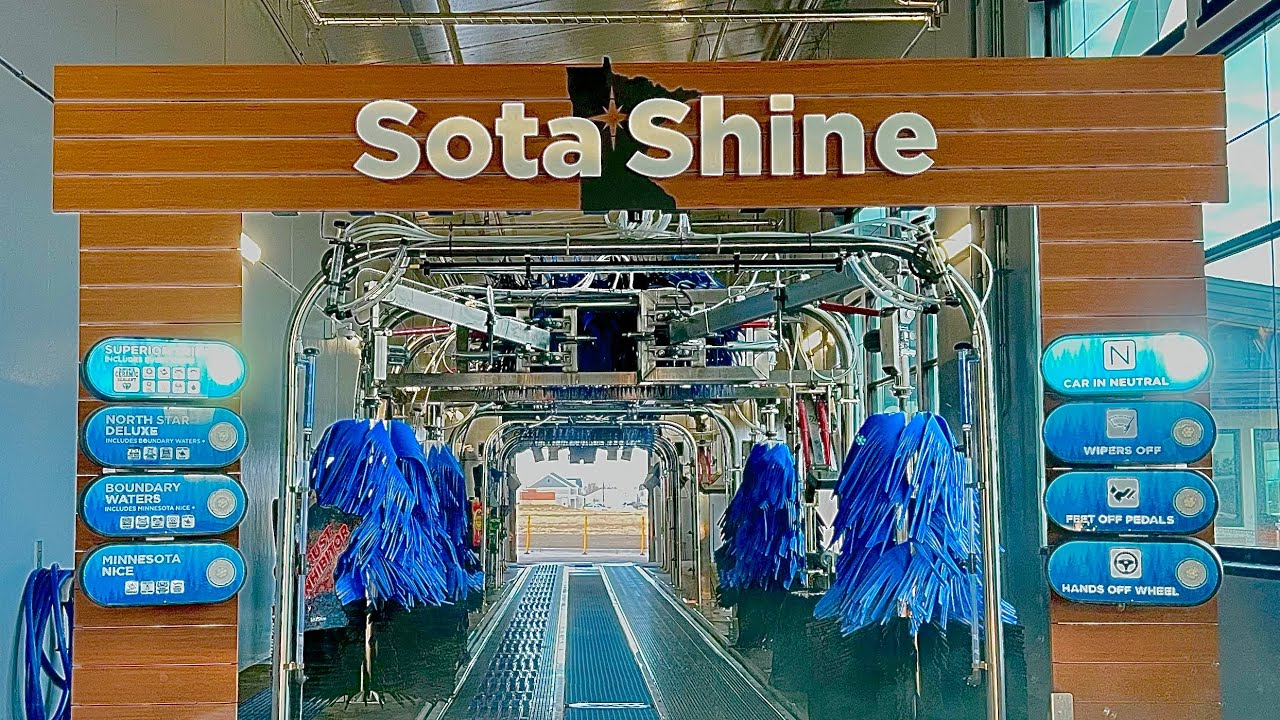 SotaShine Express Car Wash - Grand Opening - Maple Grove MN, PECO Fully Hybrid/Touch-less Tunnel ...