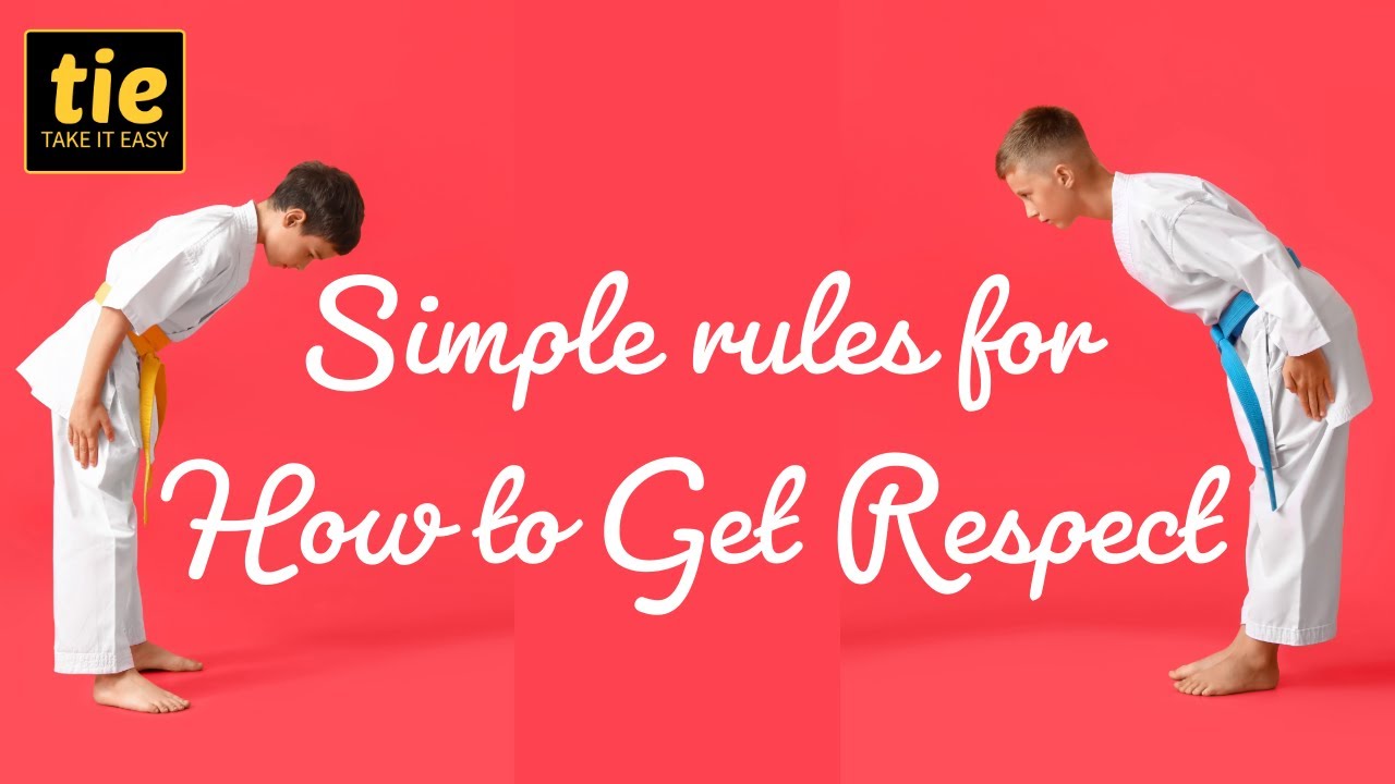 Simple Rules For How to Get Respect / Monday Motivational #takeiteasy # ...