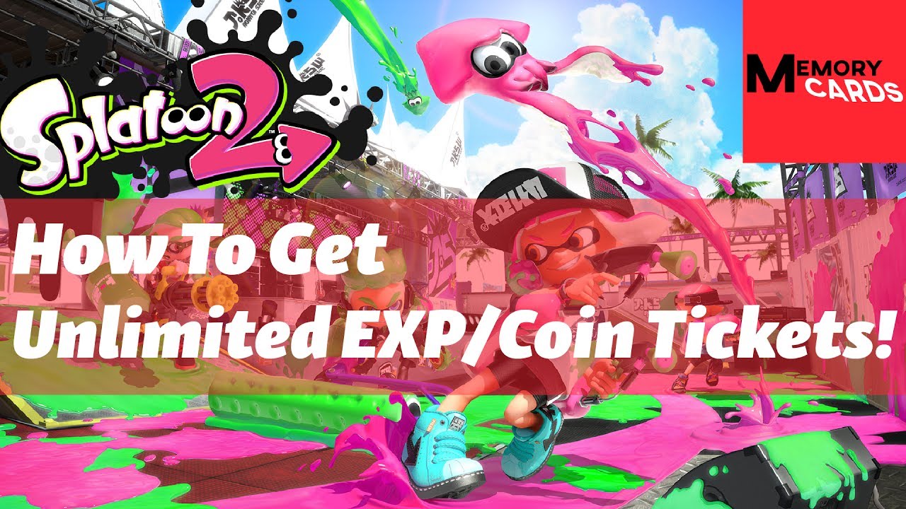 HOW TO GET EASY EXP/COIN TICKETS IN SPLATOON 2 - YouTube