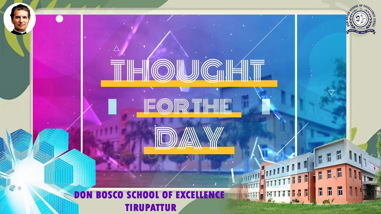 DBX - Tpt : Thought for a day - YouTube