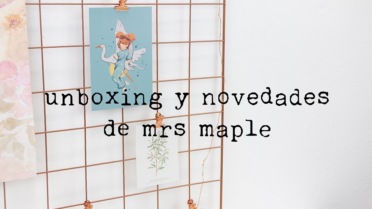 Unboxing y nuevos productos de Mrs Maple - YouTube