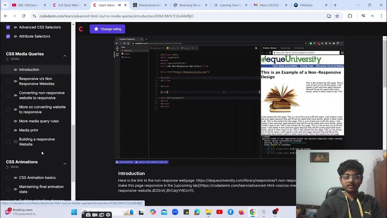 CODING everyday until i get a job #day2 - YouTube