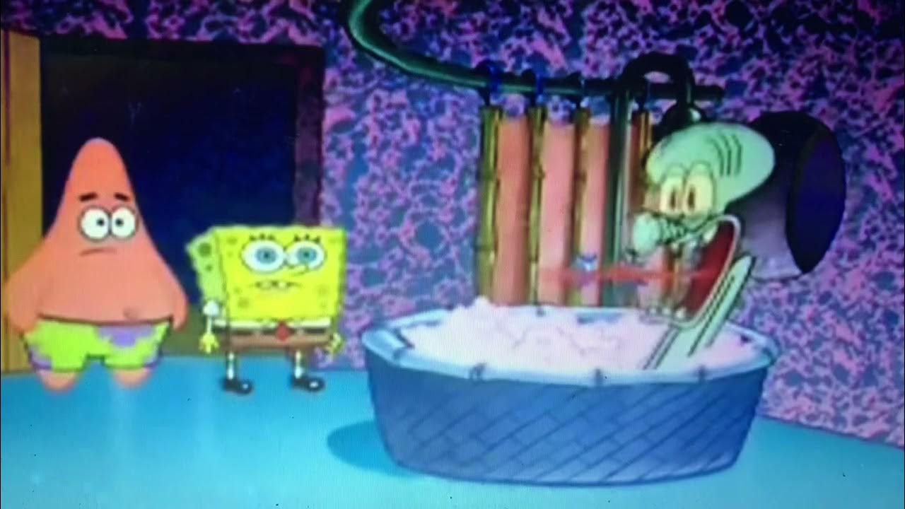 SpongeBob and Patrick walk in on Squidward’s bath - YouTube