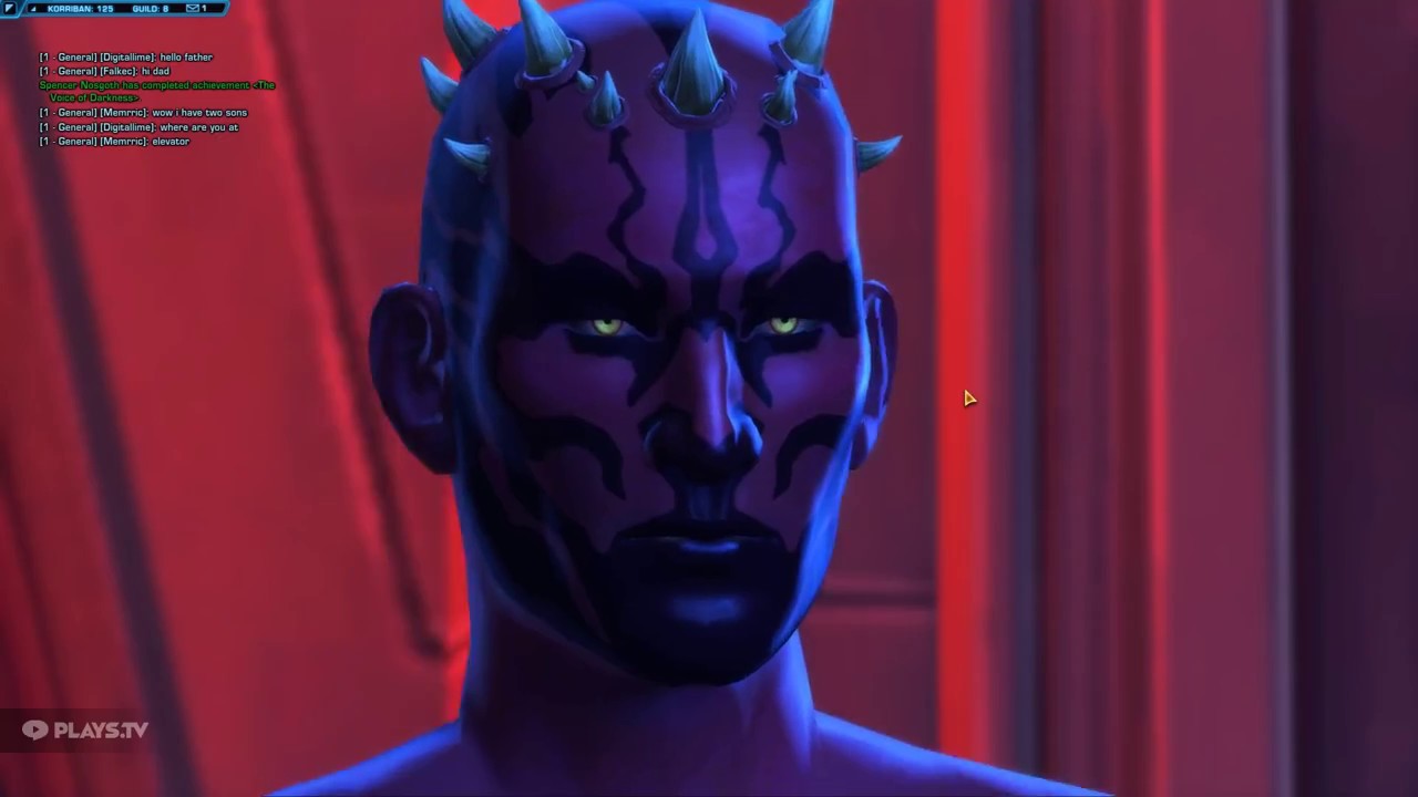 Darth Maul vs Darth Thanaton (SWTOR) - YouTube