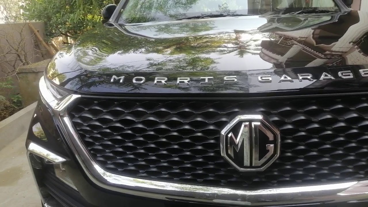 New (Morris garages) name tag on mg hector - YouTube