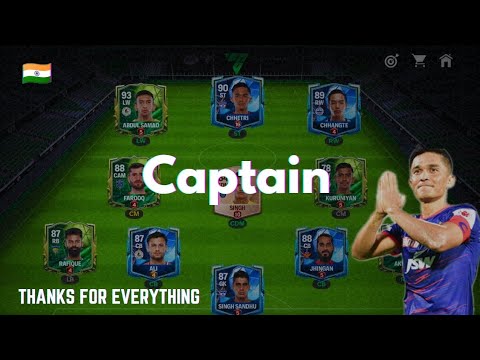 Full Indian team in fc mobile || Sunil chetri tribute •• winners ...