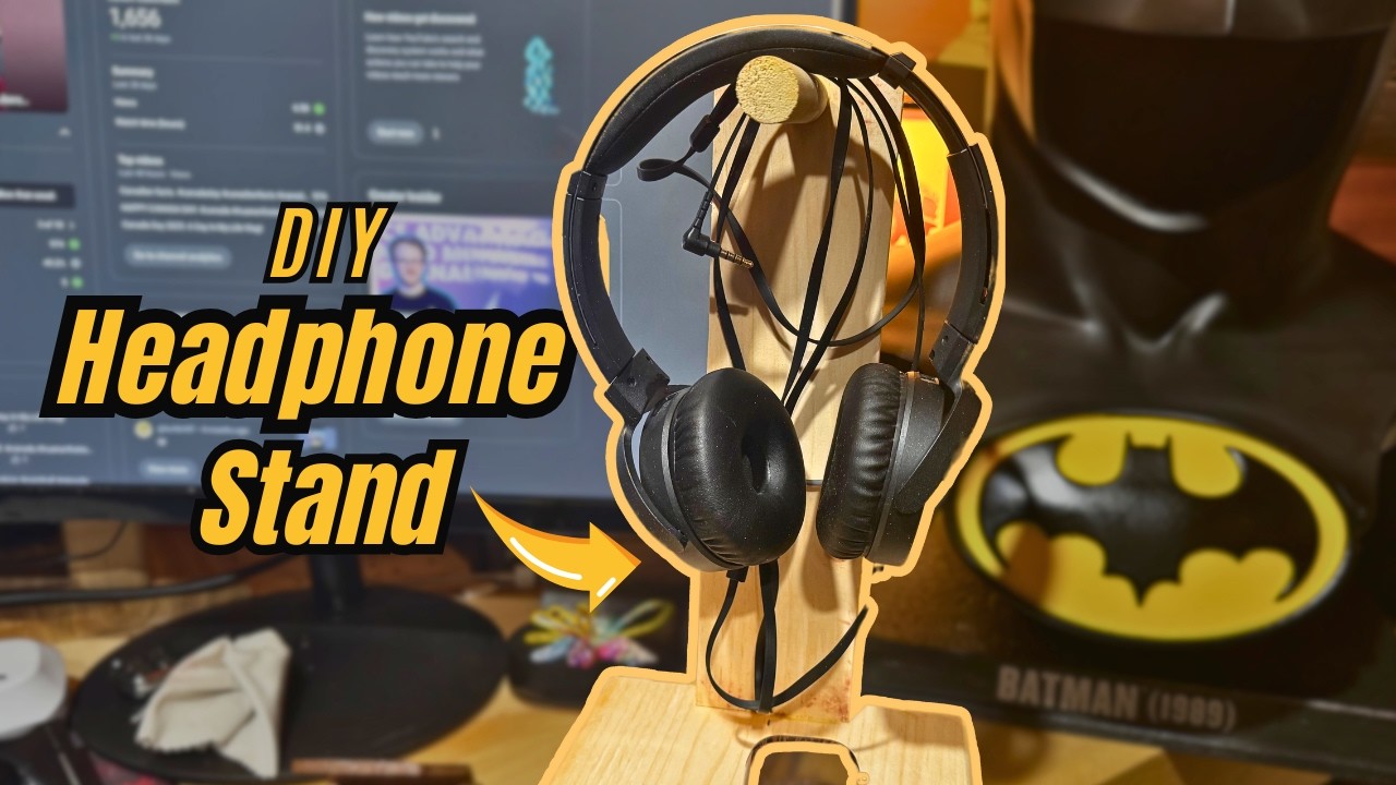 One Day Builds DIY: How to Make Headphone Stand at Home! - YouTube