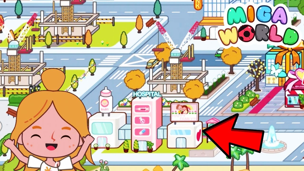 Miga Town My World New Update Location Healthcare Youtube