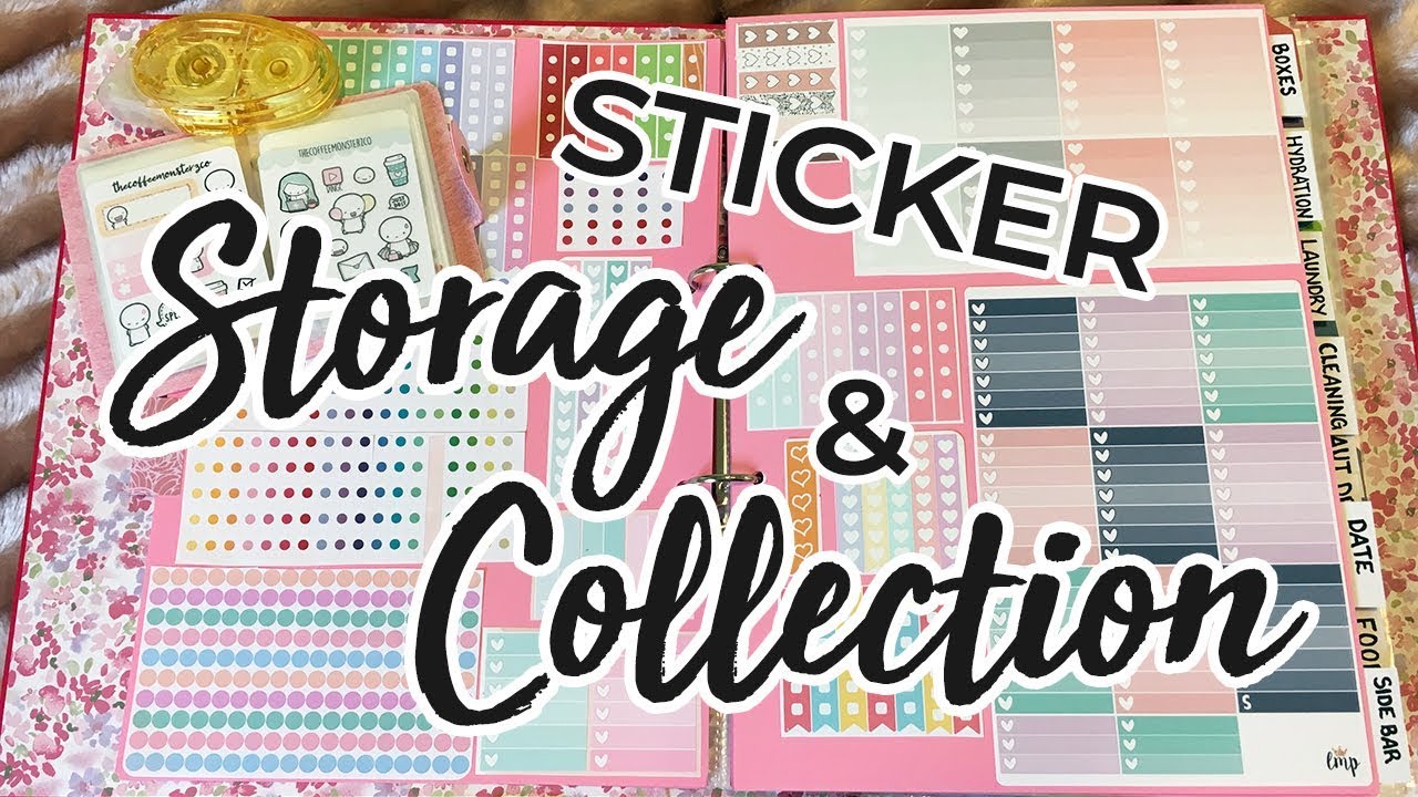 Planner Sticker Storage, Organisation & Collection ♡ - YouTube