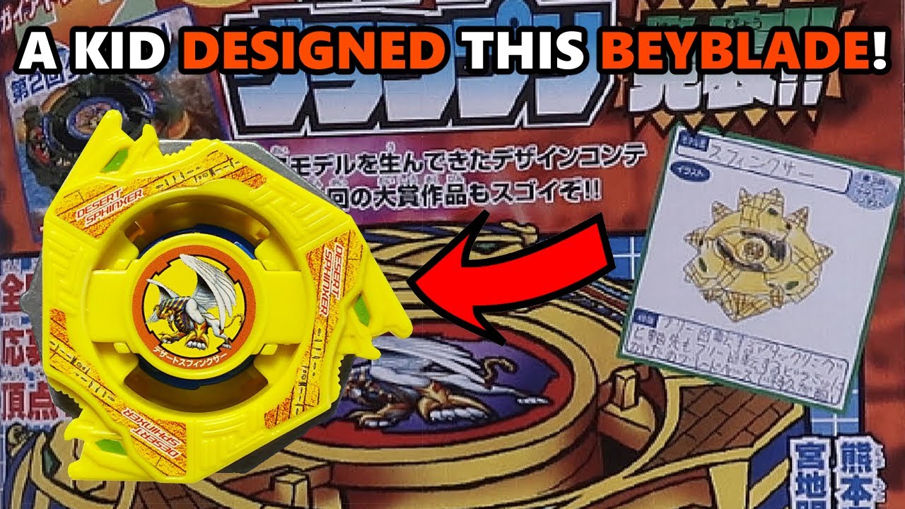 A FAN CREATED THIS Beyblade DESERT SPHYNXER - YouTube