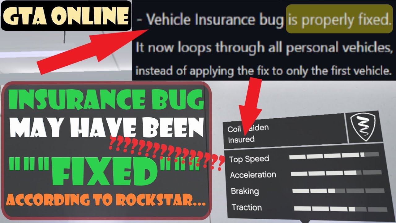 So.. Rockstar Finally Fixed The "Insurance Bug" For ALL Personal ...