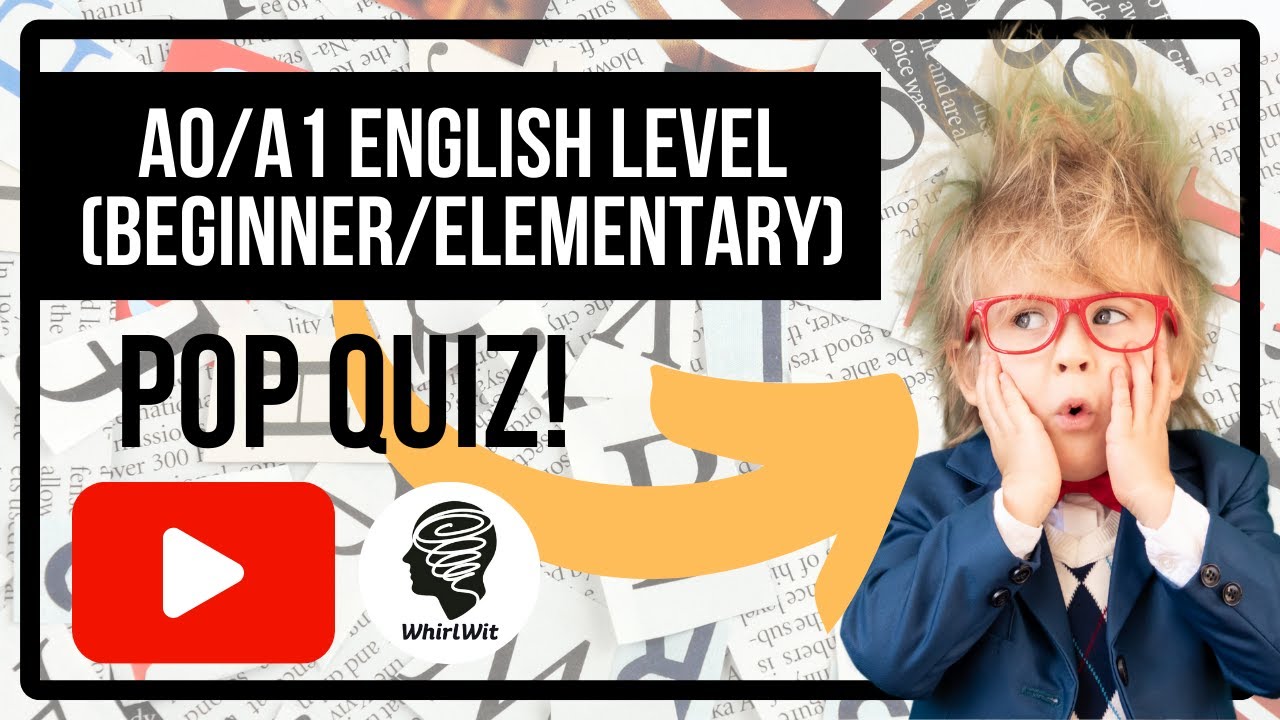🚀 Ace Your English Journey: A0/A1 Beginner Quiz Challenge! - YouTube