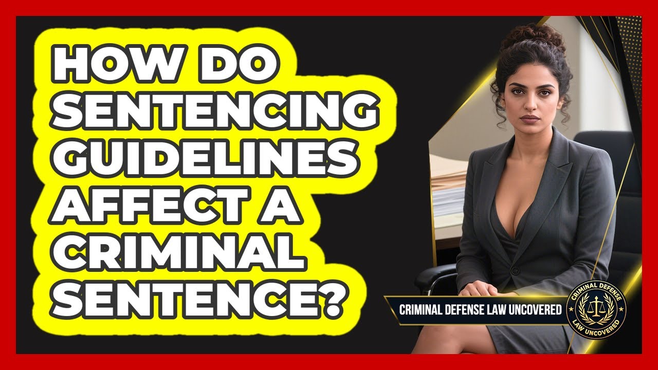 How Do Sentencing Guidelines Affect A Criminal Sentence? - Criminal ...