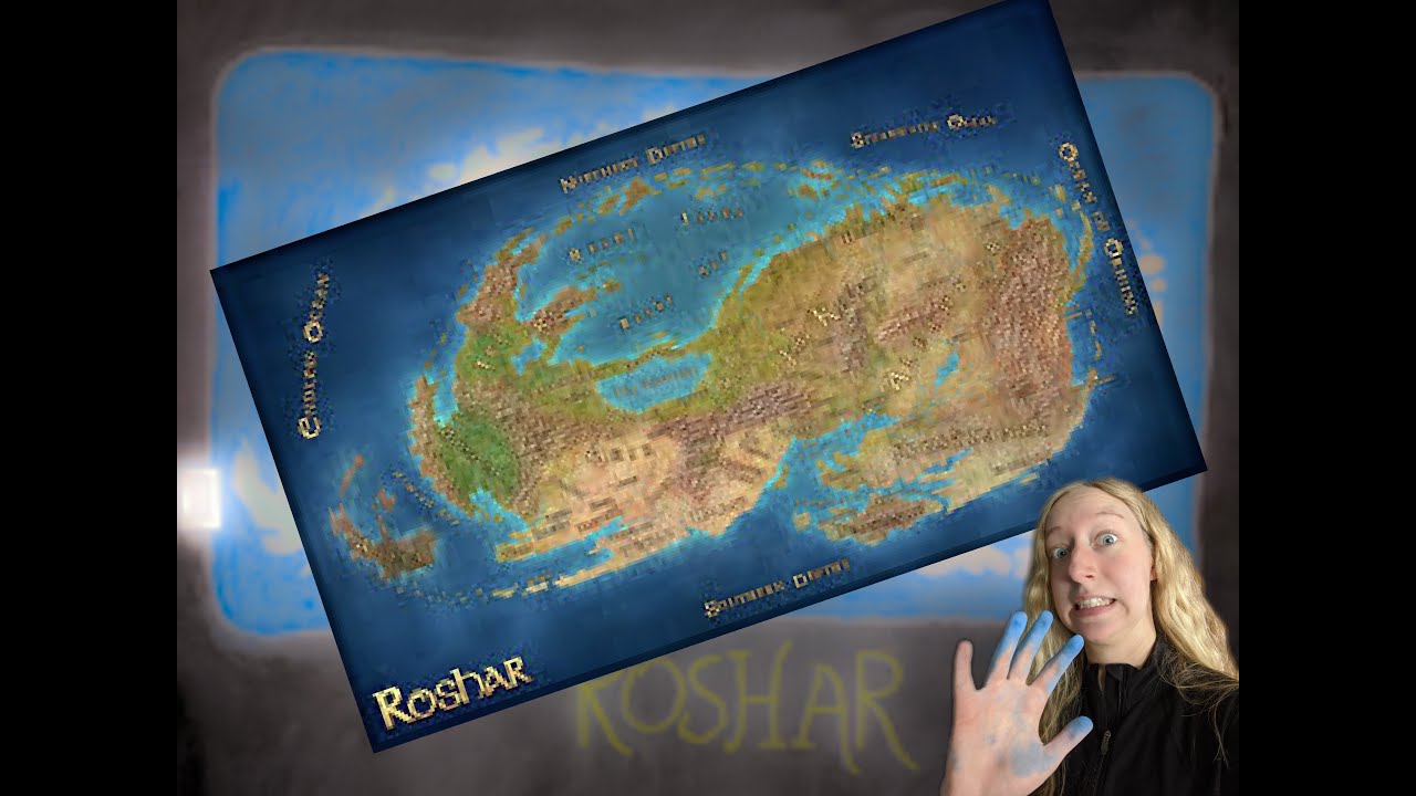 I Drew a GIANT Map of Roshar on My Wall!!! - YouTube