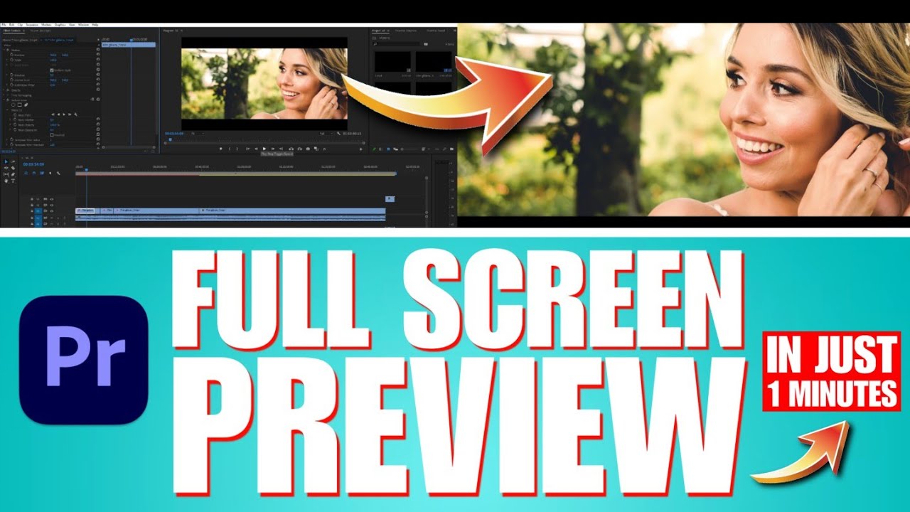 How to View Full Screen Preview | Adobe Premiere Pro 2023 - YouTube