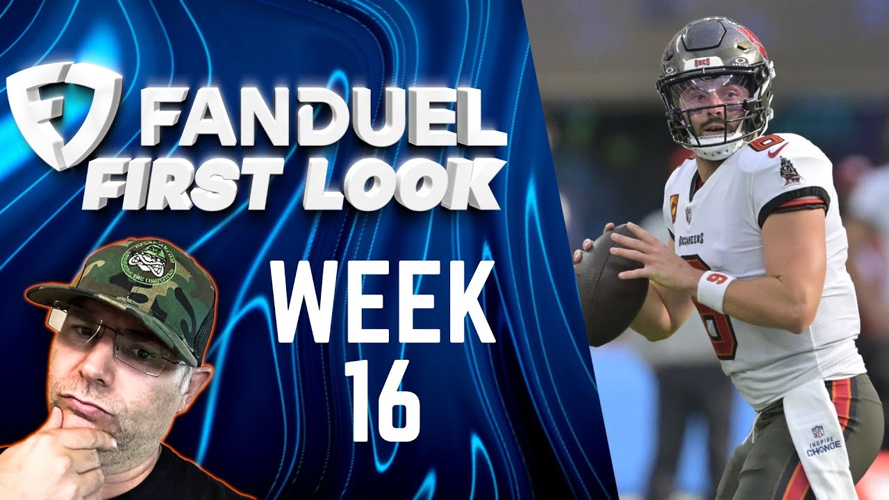 How To CRUSH FanDuel DFS NFL Week 16 Contests - YouTube