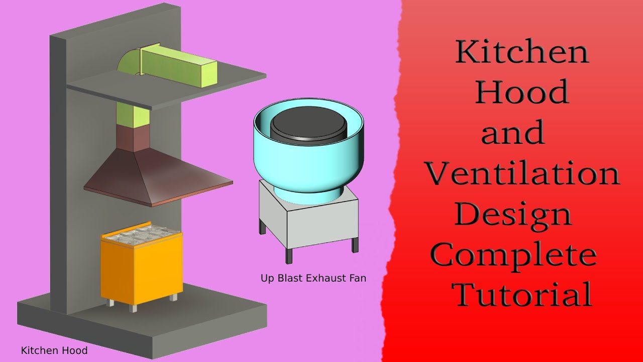 Kitchen Hood and Ventilation Design in Revit MEP | Revit MEP | # ...