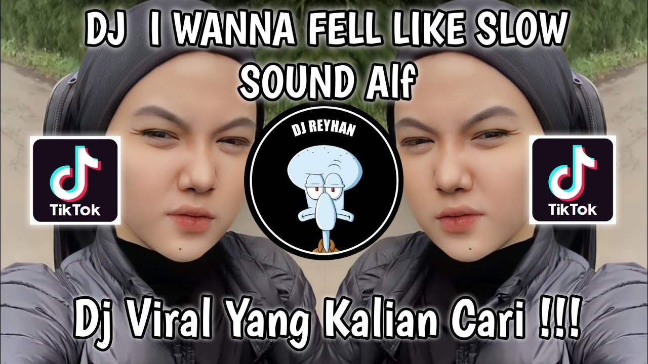 DJ I WANNA FELL LIKE SLOW SOUND Alf VIRAL TIK TOK TERBARU YANG KALIAN ...