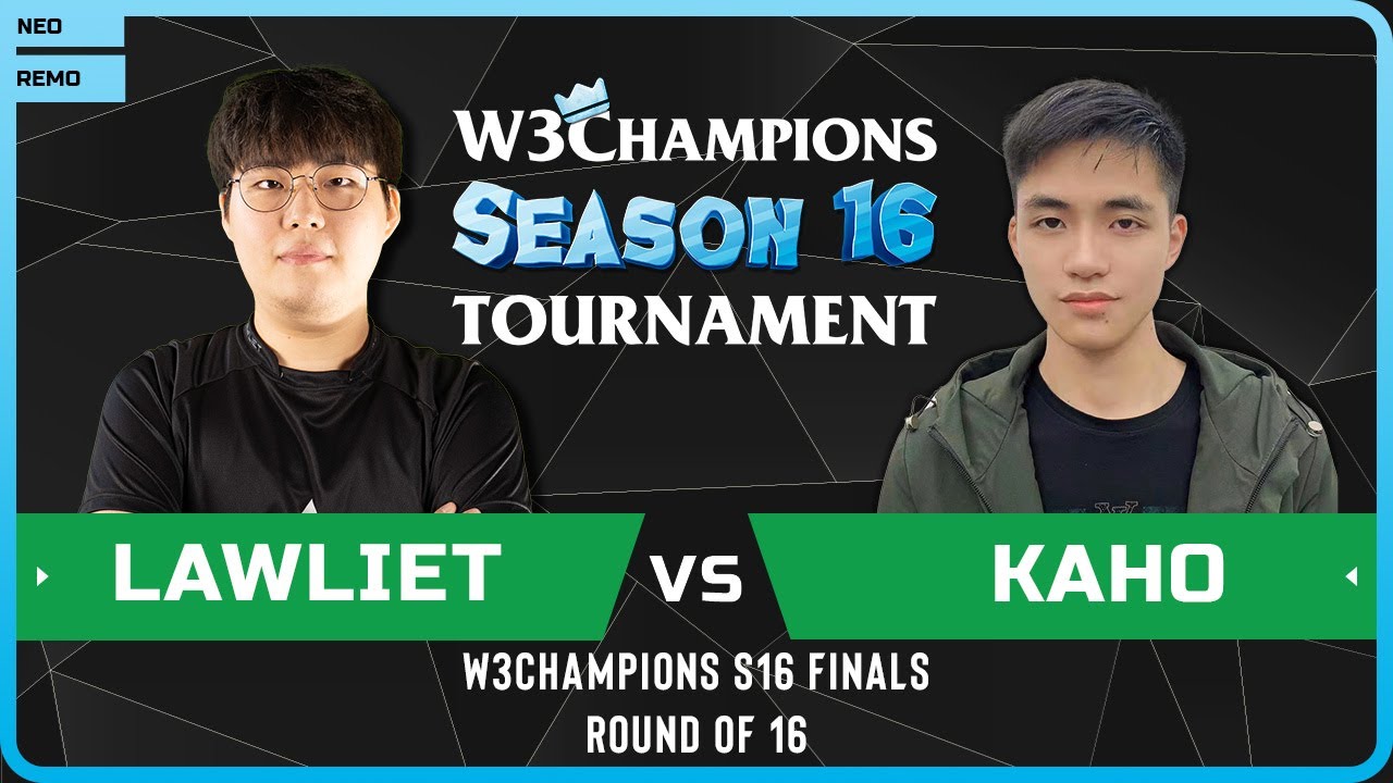 WC3 - [NE] LawLiet vs Kaho [NE] - Round of 16 - W3Champions S16 Finals - YouTube