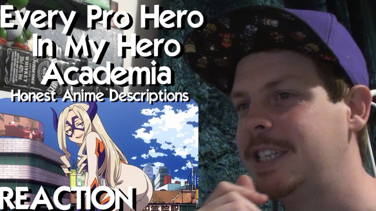 Every Pro Hero in My Hero Academia - Honest Anime Descriptions REACTION ...