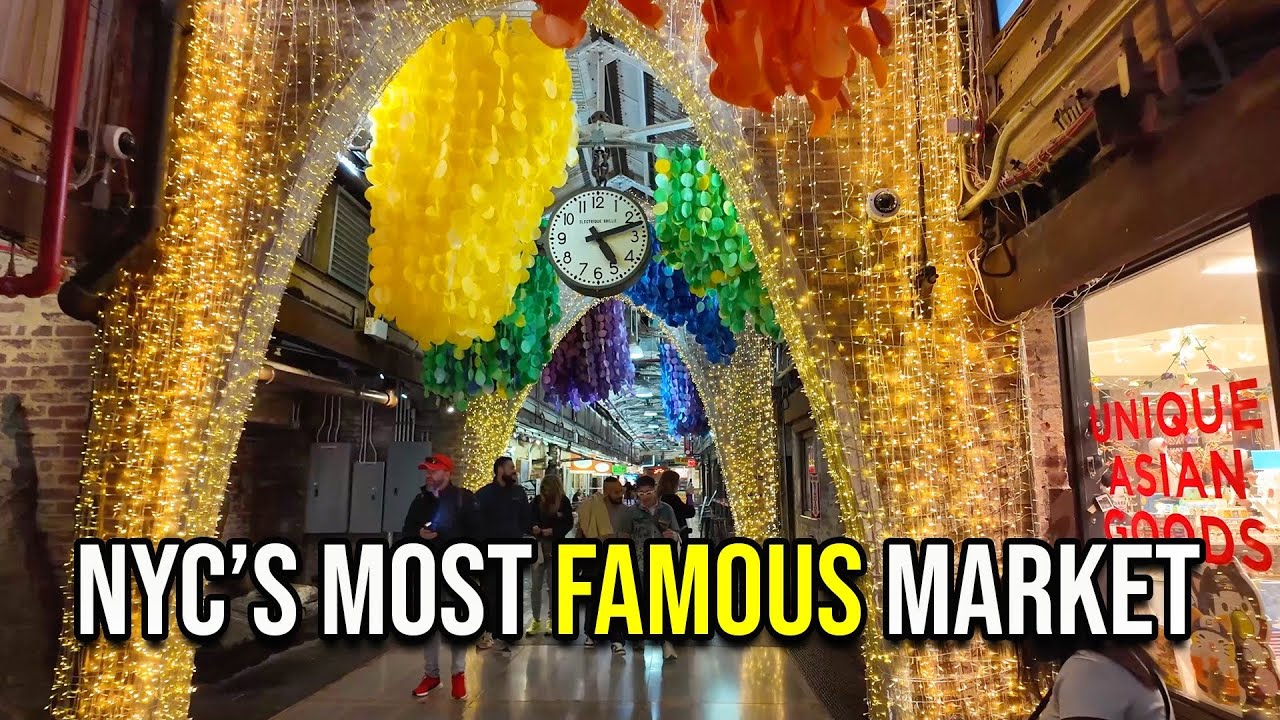 The Most FAMOUS Market in New York City Chelsea Market 4K Walking Tour ...