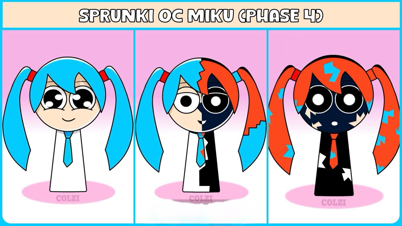 SPRUNKI OC CHARACTERS ALL PHASES COMPLETED #sprunki #trending # ...
