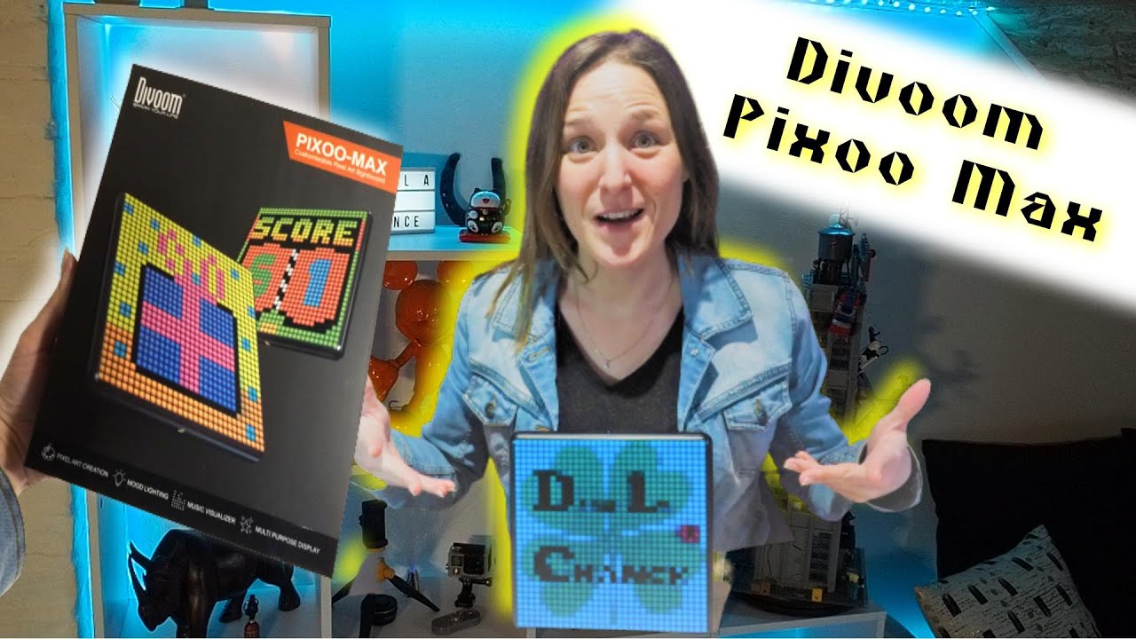 Divoom Pixoo Max : unboxing & test - YouTube