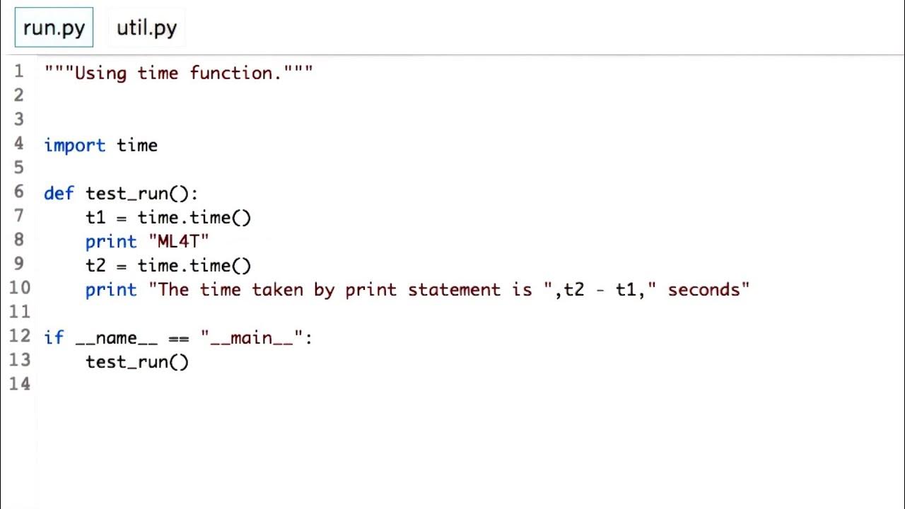 Timing python operations - YouTube