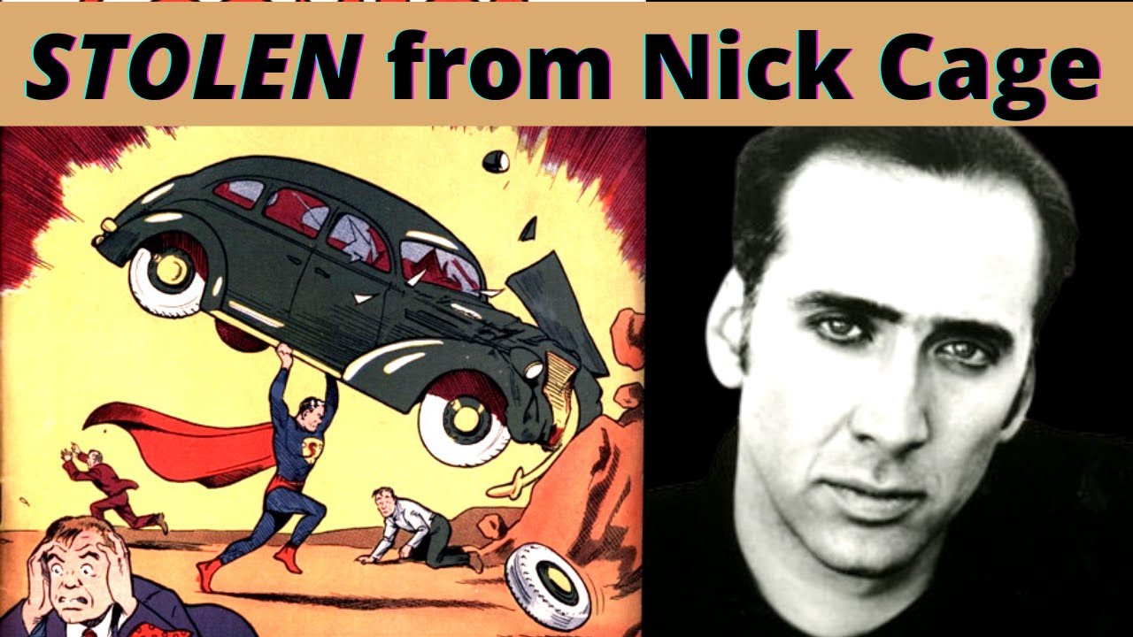 The BIZARRE Story of NICK CAGE's Stolen Action Comics 1 CGC - YouTube